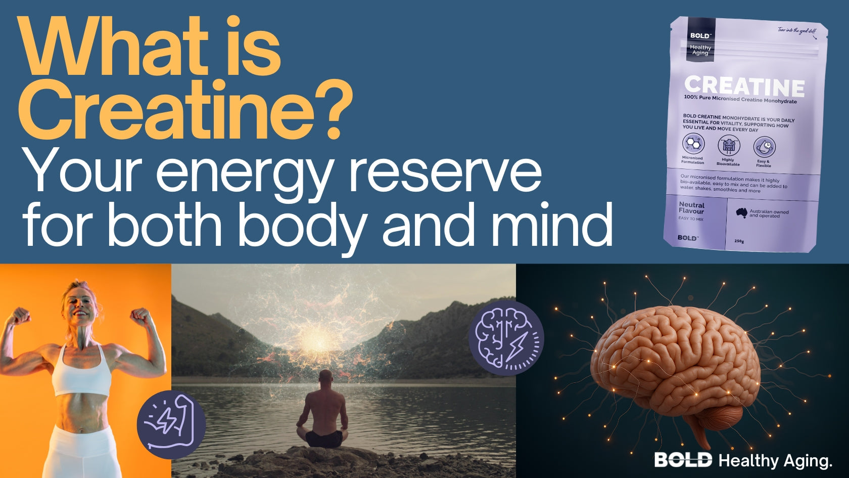 What is Creatine? Your body's energy and vitality helper – BOLD